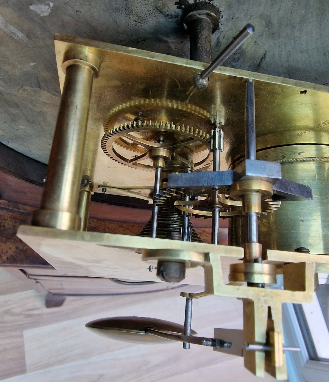 A Smaller 10" Dial Fusee Wall Clock, Pewsey of London - Blog