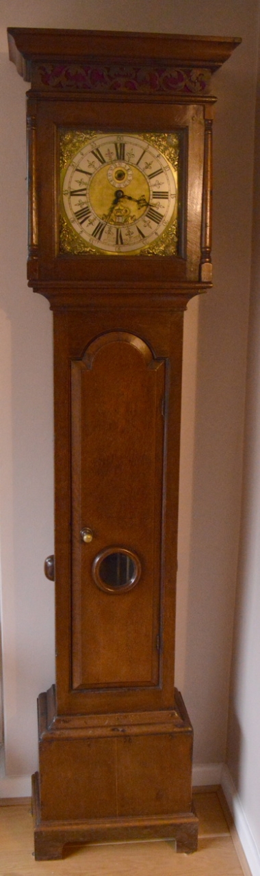 An Early Smaller Longcase/Grandfather Clock James of Leigh Circa 1710 ...