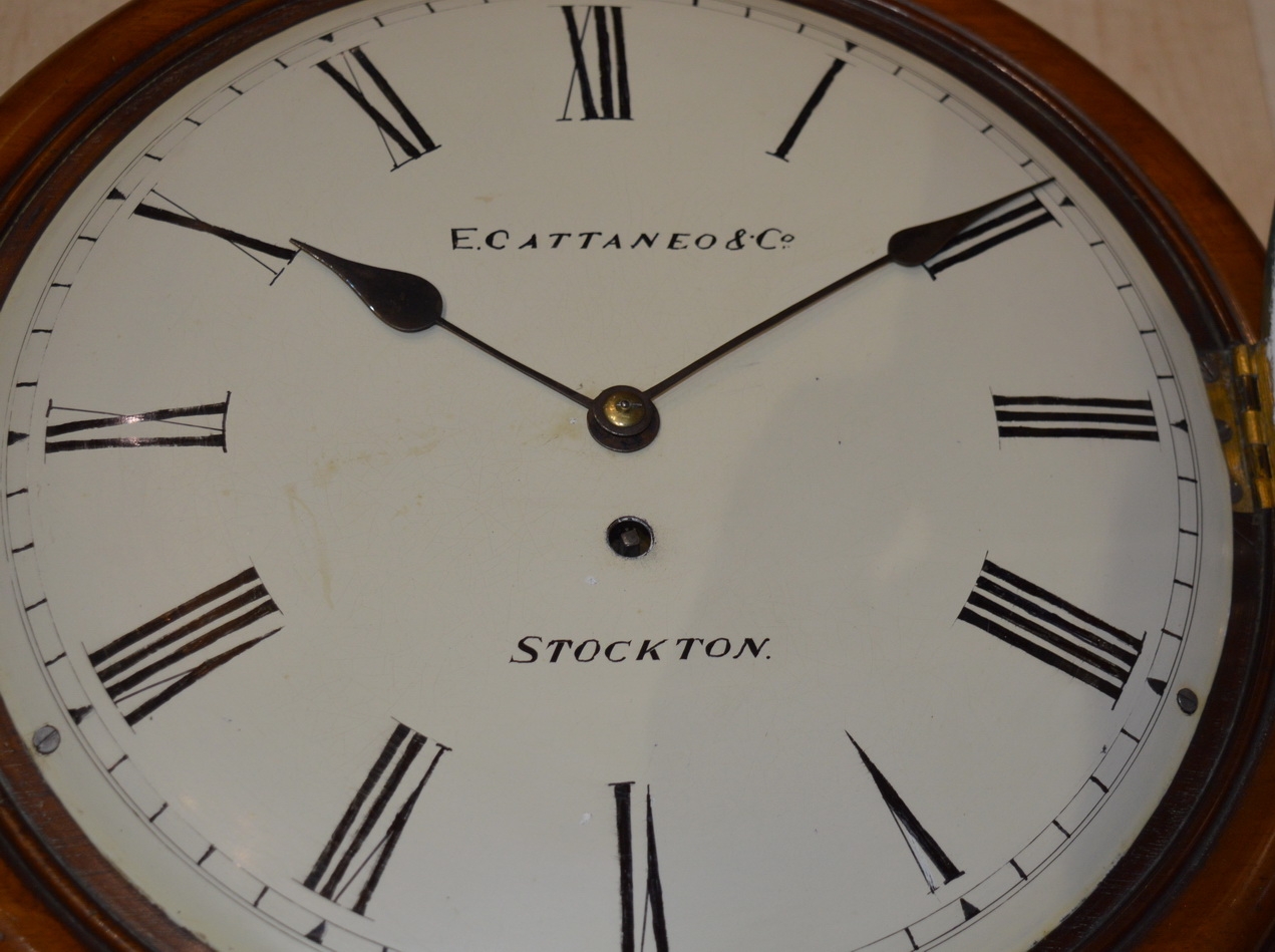 E Cattaneo, Stockton Drop Dial Fusee Wall Clock - Blog